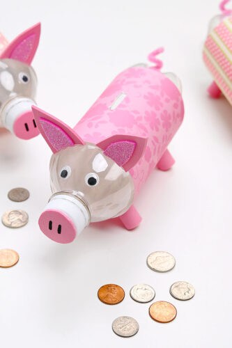 DIY Piggy Bank | Easy and Adorable Upcycled Craft
