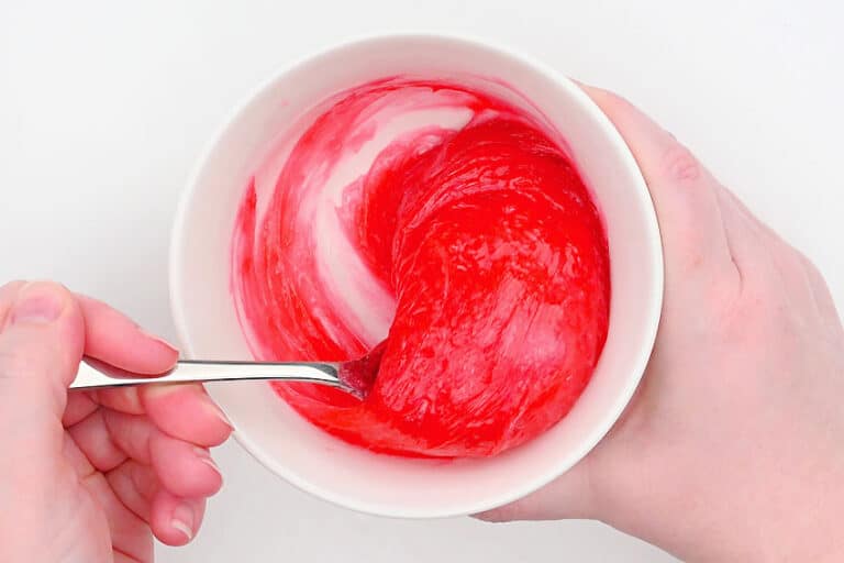 How to Make Red Slime – Clear Glue Recipe for Bold Colour