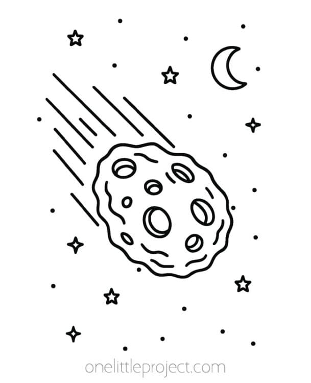 Space Coloring Pages - Free Printable Space Coloring Sheets