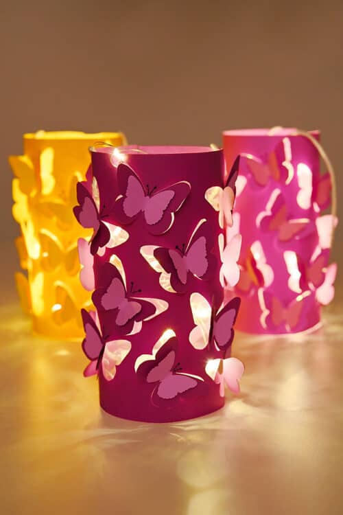 How to Make Butterfly Paper Lanterns - Easy DIY Craft Idea