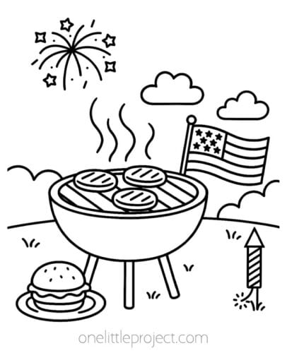 Free 4th of July Coloring Pages - Fun & Patriotic Printables for Kids