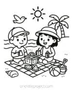 Beach Coloring Pages (Free Printables!) for Kids & Adults