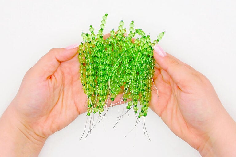 How to Make a Beaded Plant - Easy & Cute DIY Decor