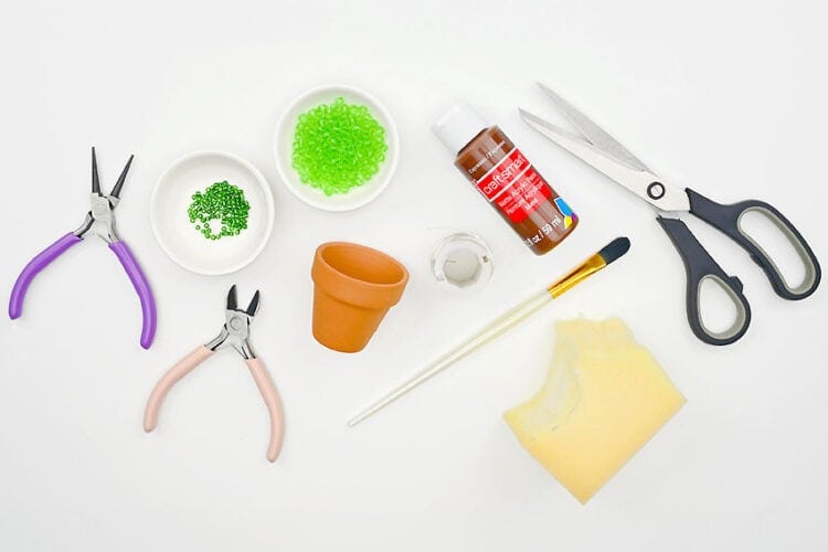 How to Make a Beaded Plant - Easy & Cute DIY Decor