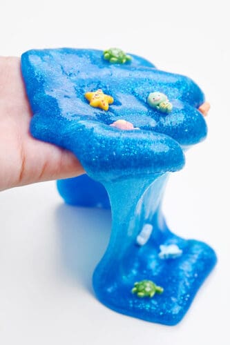 Ocean Slime Recipe – With Glitter and Sea Charms