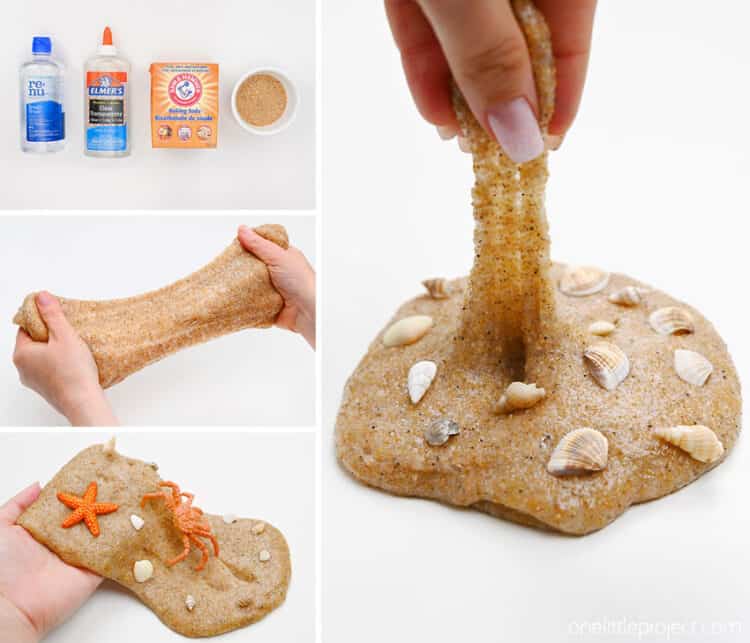 How to Make Sand Slime - Easy DIY Slime with Sand