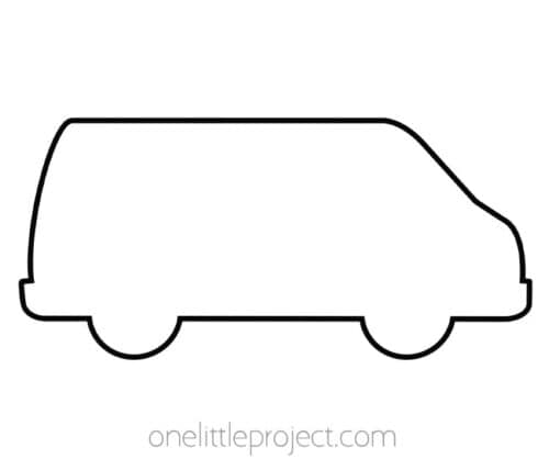 Car Outline - Free Printable Car Shapes and Craft Templates
