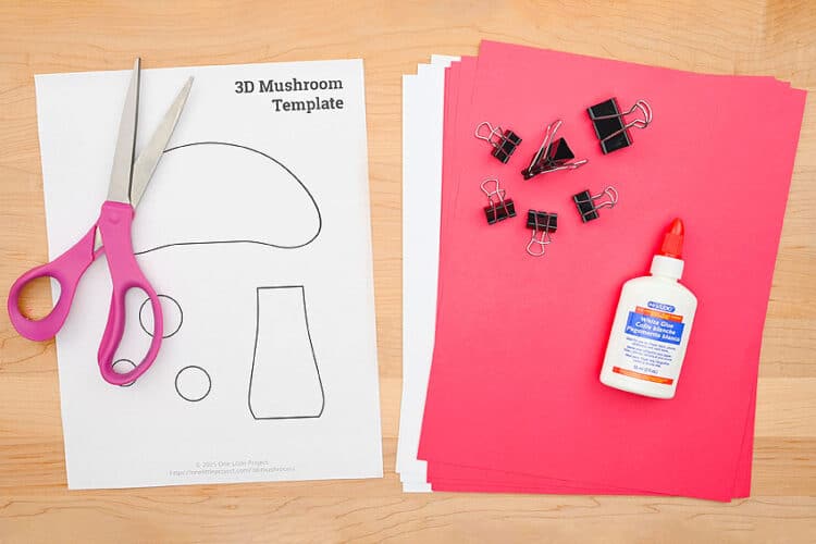 Paper Honeycomb Mushroom – Easy DIY Mushroom Decor Craft