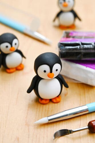 Clay Penguin Tutorial – Easy DIY with Polymer Clay
