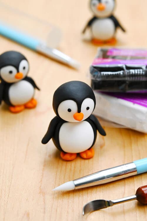 Clay Penguin Tutorial – Easy DIY with Polymer Clay