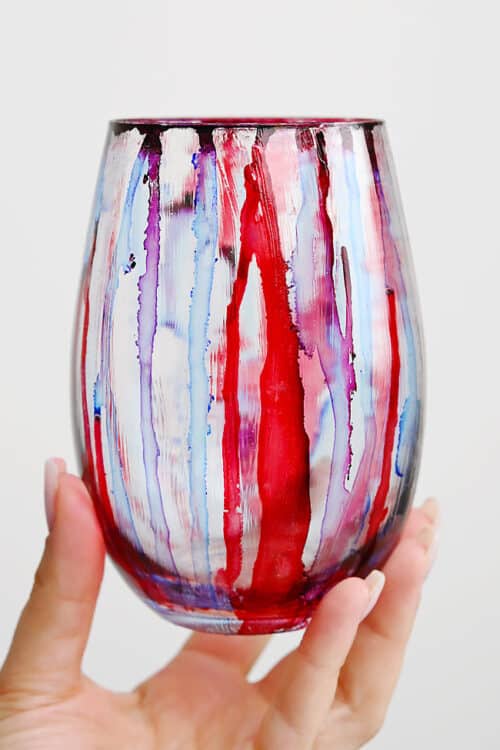 Alcohol Ink on Glass - Stunning Painted Glass Craft