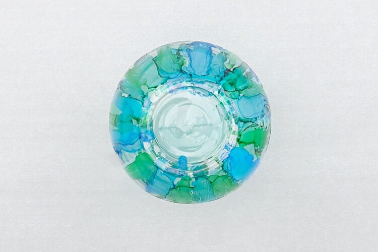 Alcohol Ink on Glass - Stunning Painted Glass Craft