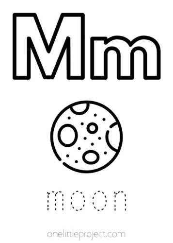 Alphabet Coloring Pages - Free Printable A-Z Letters to Color