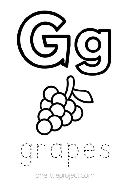 Alphabet Coloring Pages - Free Printable A-Z Letters to Color