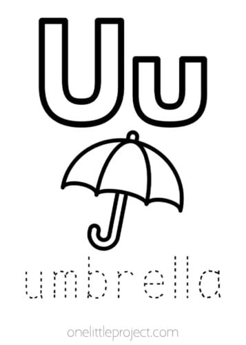 Alphabet Coloring Pages - Free Printable A-Z Letters to Color