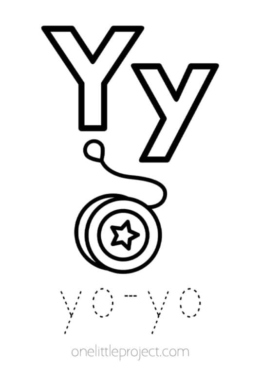 Alphabet Coloring Pages - Free Printable A-Z Letters to Color