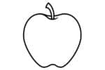 Apple Outline - Free Printable Apple Templates
