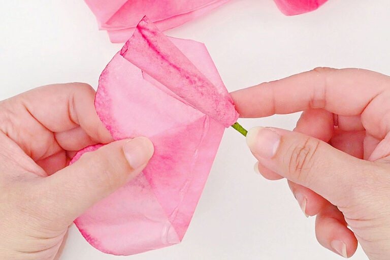 Coffee Filter Roses - Easy DIY Paper Flower Tutorial