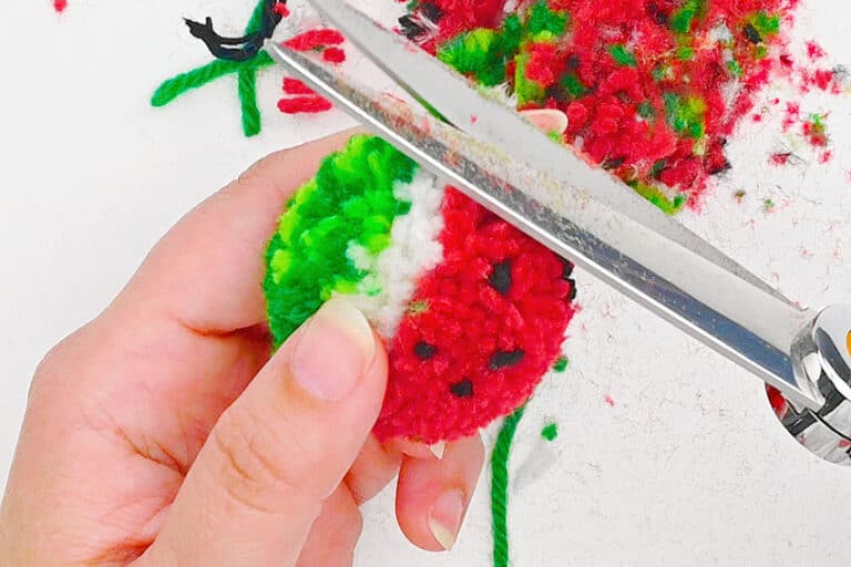 How to Make Pom Pom Fruit - Cute & Colorful Yarn Craft