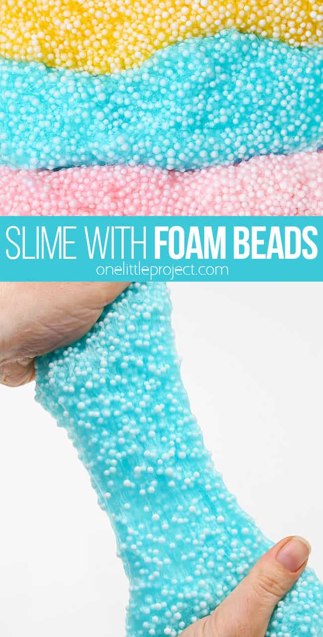 Slime with Foam Beads - DIY Recipe for Crunchy Texture Fun