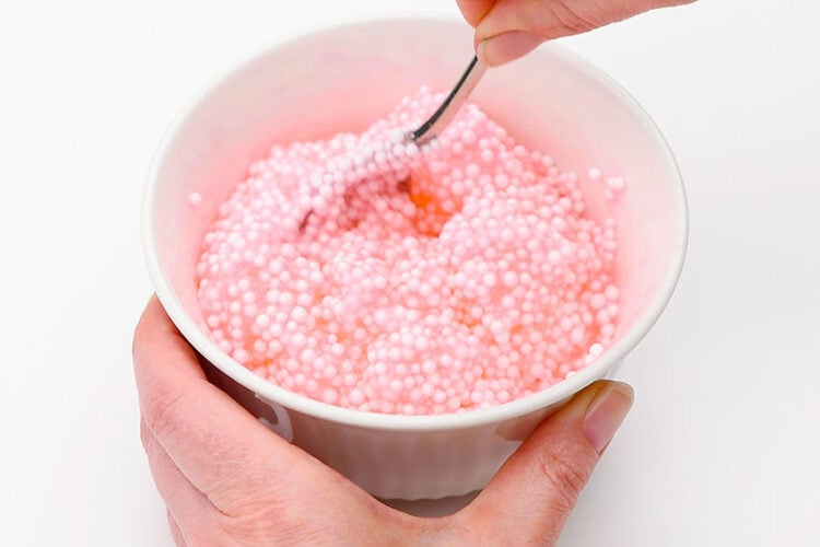 Slime with Foam Beads - DIY Recipe for Crunchy Texture Fun