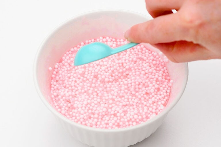 Slime with Foam Beads - DIY Recipe for Crunchy Texture Fun