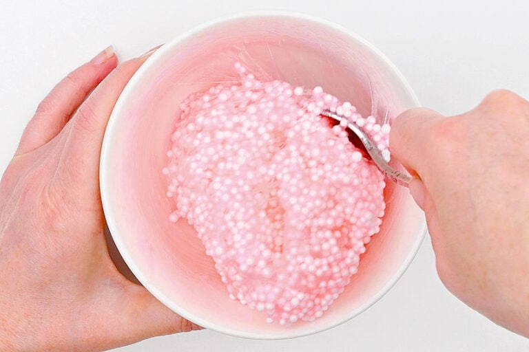 Slime with Foam Beads - DIY Recipe for Crunchy Texture Fun