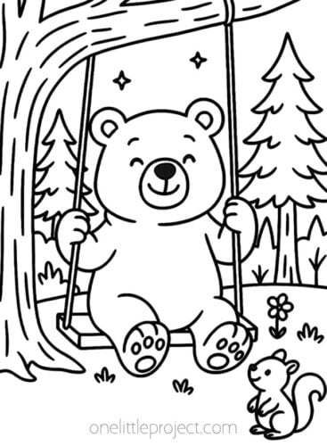 Bear Coloring Pages - FREE Printable Bear Coloring Sheets