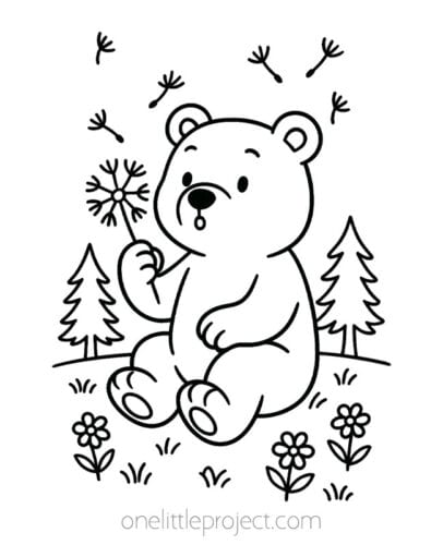 Bear Coloring Pages - FREE Printable Bear Coloring Sheets