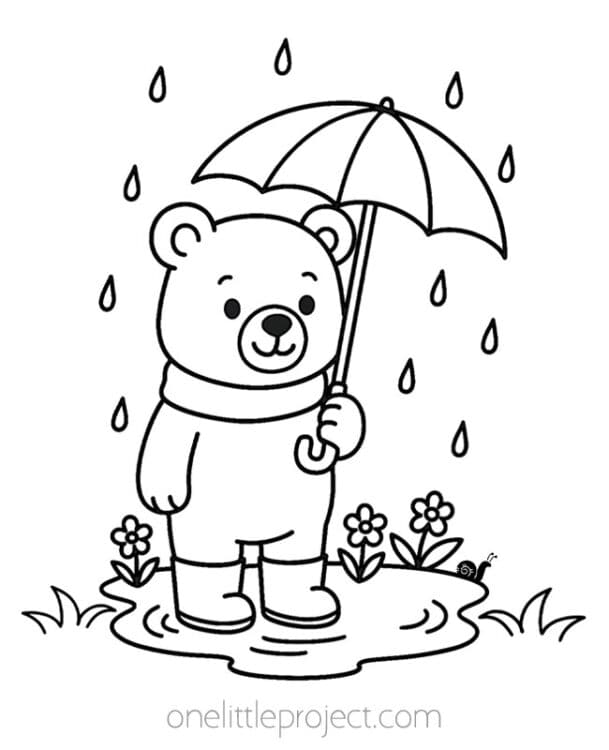 Bear Coloring Pages - FREE Printable Bear Coloring Sheets
