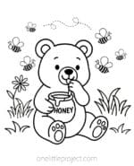 Bear Coloring Pages - FREE Printable Bear Coloring Sheets