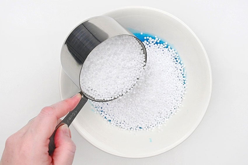 How to Make Crunchy Slime - Easy Foam Bead Slime Recipe