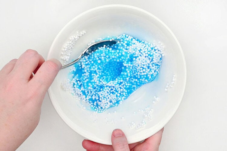 How to Make Crunchy Slime - Easy Foam Bead Slime Recipe