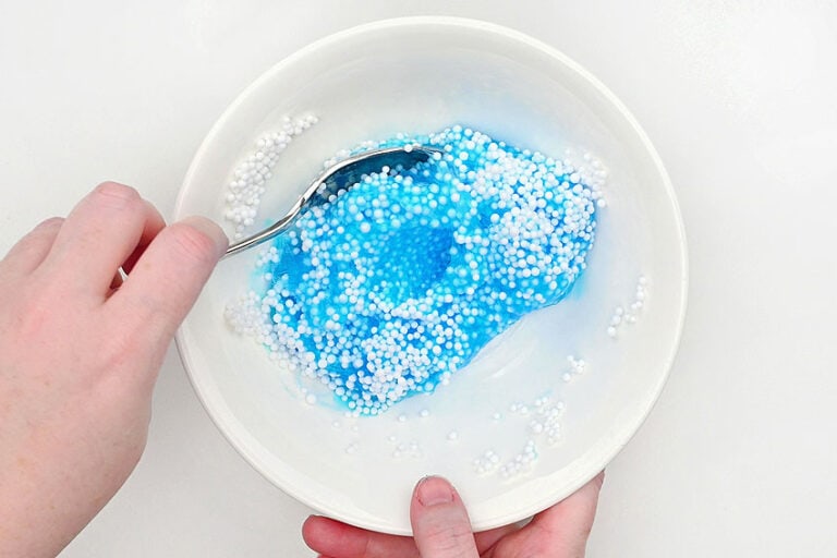 How to Make Crunchy Slime - Easy Foam Bead Slime Recipe