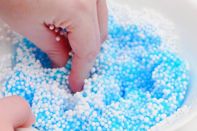 How to Make Crunchy Slime - Easy Foam Bead Slime Recipe