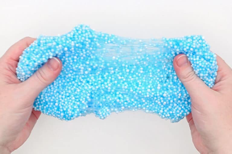 How to Make Crunchy Slime - Easy Foam Bead Slime Recipe