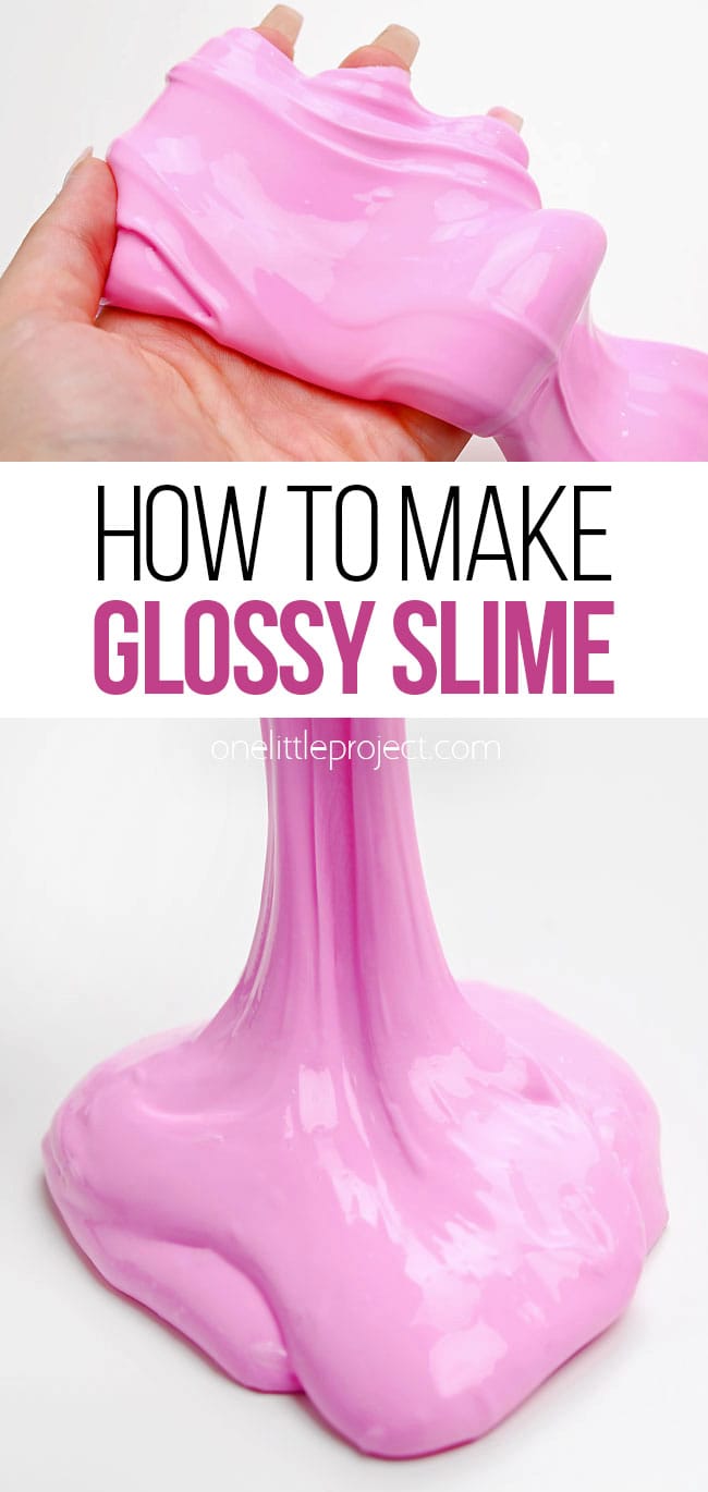 Glossy Slime Recipe - How to Make Thick & Glossy Slime
