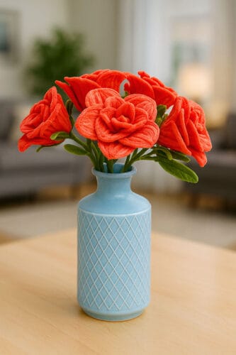 DIY Pipe Cleaner Rose - How to Make Flowers from Pipe Cleaners