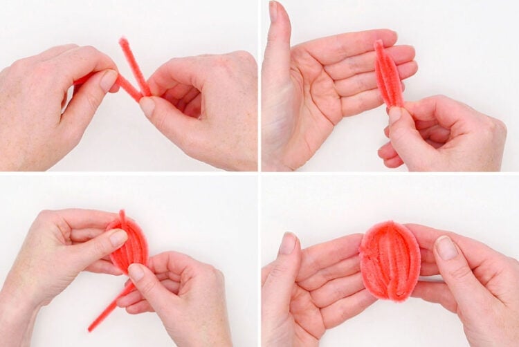 DIY Pipe Cleaner Rose - How to Make Flowers from Pipe Cleaners