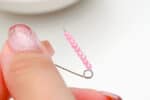 Beaded Safety Pin Bracelet - Easy DIY Jewelry Craft