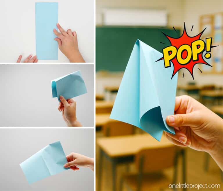 How to Make a Paper Popper - Loud and Easy Paper Folding Craft