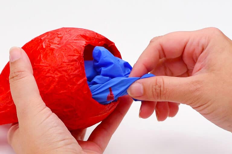 DIY Paper Mache Hand - Easy Halloween Craft That Glows!