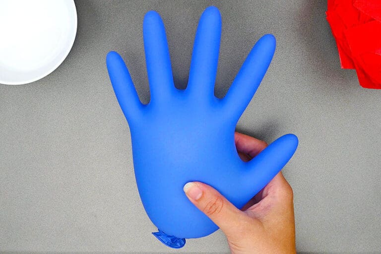 DIY Paper Mache Hand - Easy Halloween Craft That Glows!