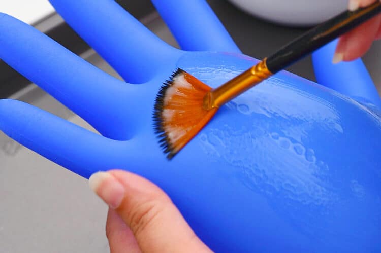 DIY Paper Mache Hand - Easy Halloween Craft That Glows!