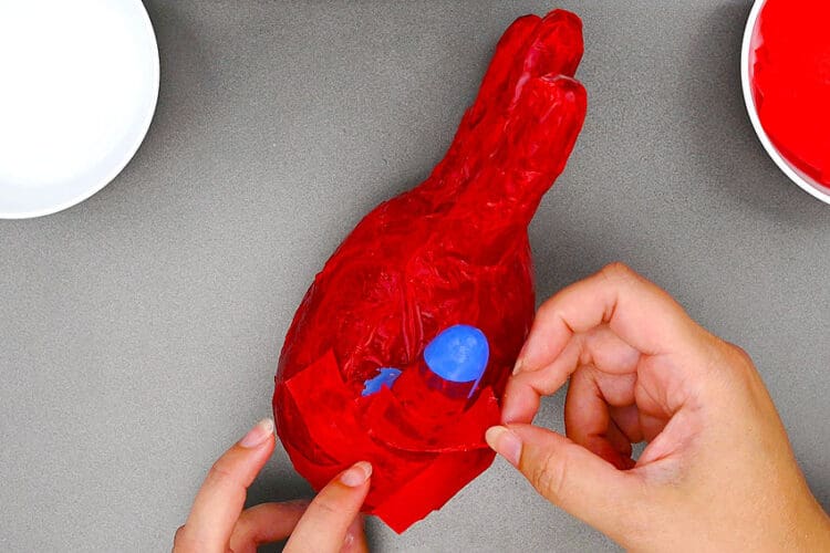 DIY Paper Mache Hand - Easy Halloween Craft That Glows!