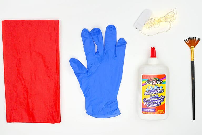 DIY Paper Mache Hand - Easy Halloween Craft That Glows!
