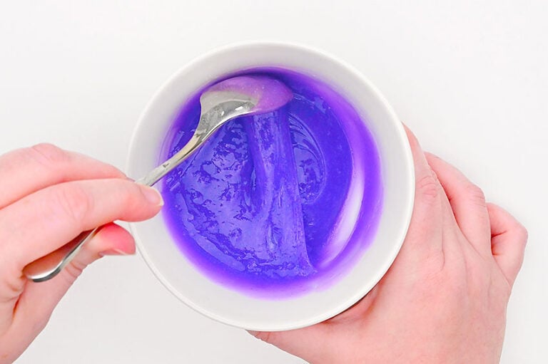 How to Make Purple Slime - Easy & Shimmery DIY Slime Recipe