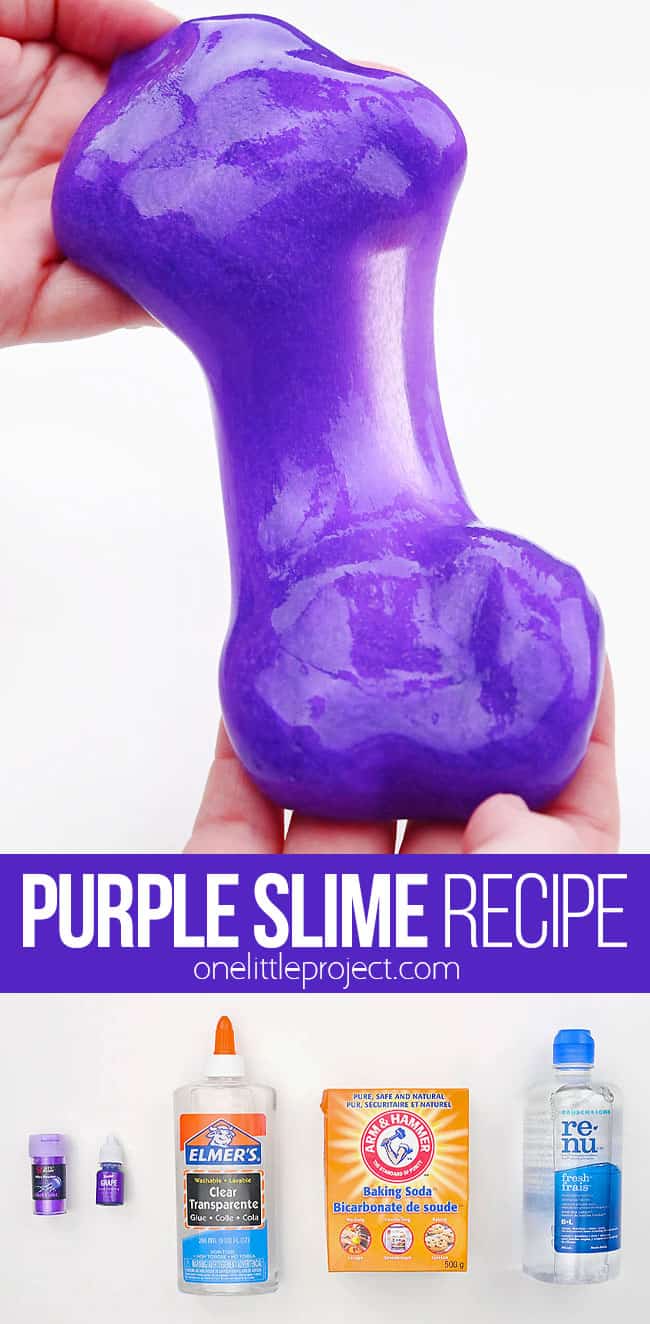 How to Make Purple Slime - Easy & Shimmery DIY Slime Recipe