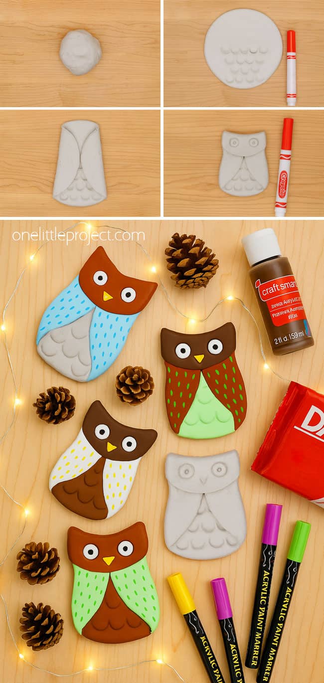 Clay Owl Tutorial - Easy DIY Owl Craft