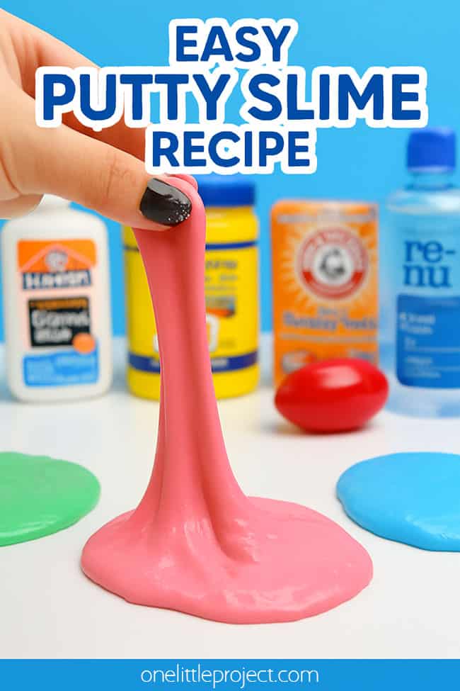 How to Make Putty Slime - Thick & Stretchy Slime Recipe